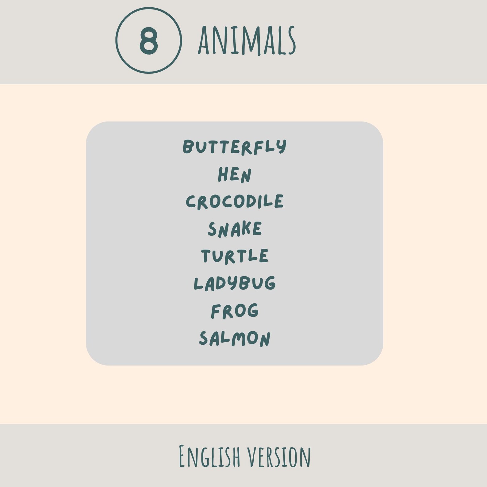 Animal Life Cycles Spinner English Version Montessori - Etsy