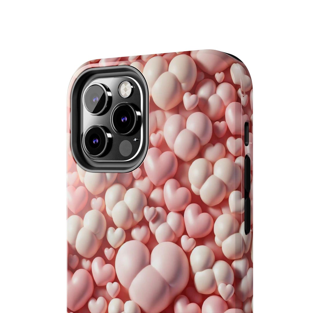 Fluffy Love Bubbles Adorable Pastel Heart Case Tough Phone Cases iPhone ...