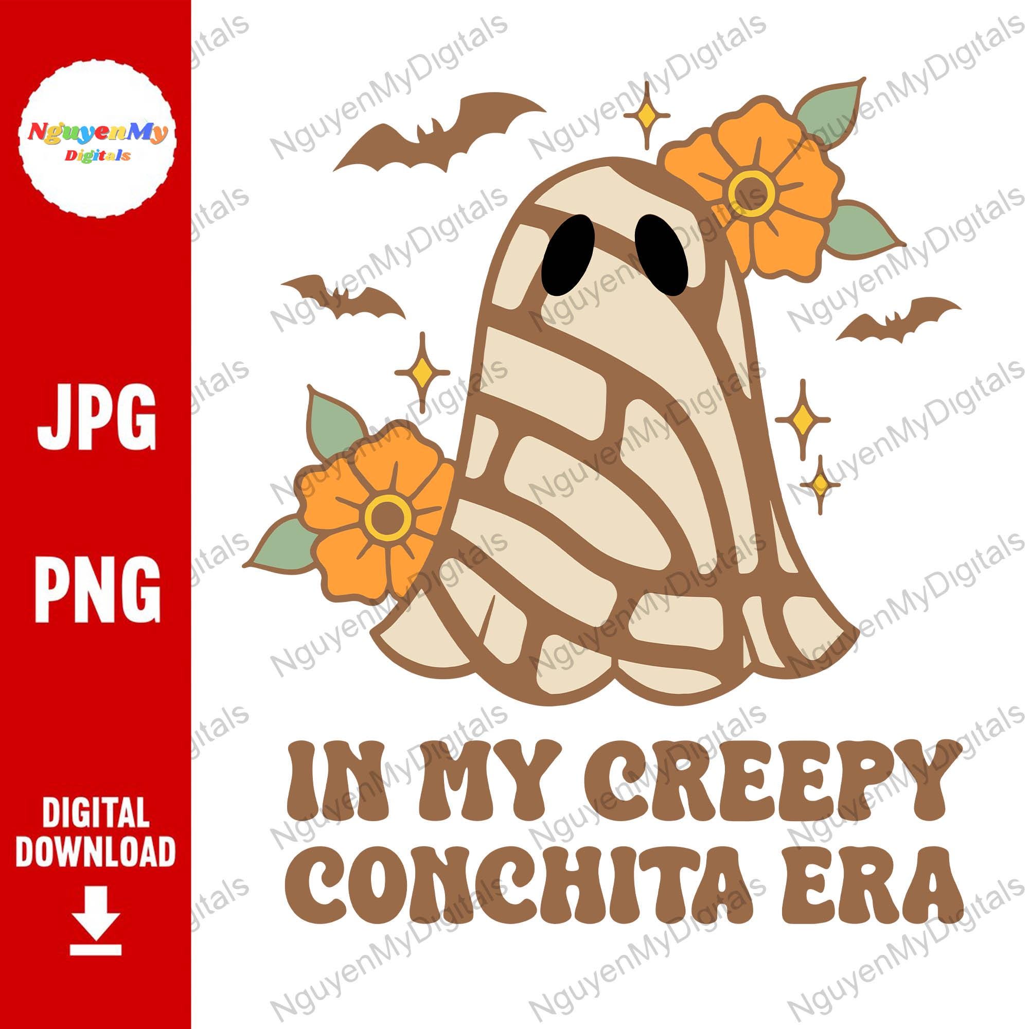 In My Creepy Conchita Era Ghost Svg-png, Spooky Season PNG, Halloween ...