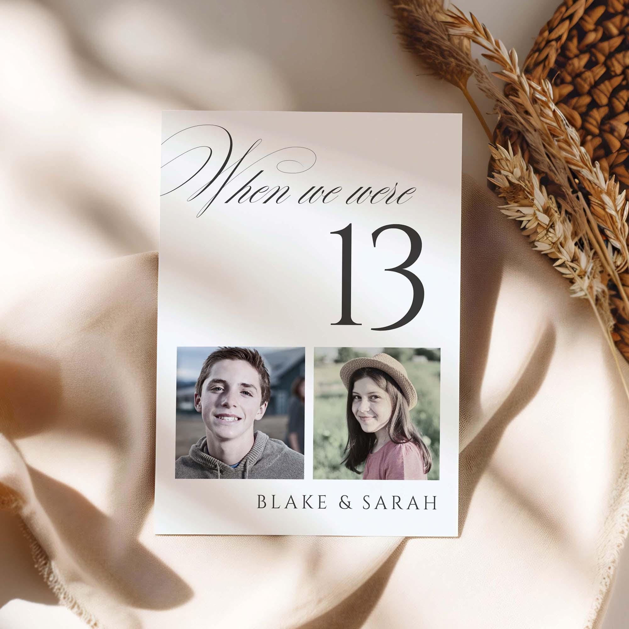 Wedding Table Number Template, Wedding Reception Table Numbers Cards ...