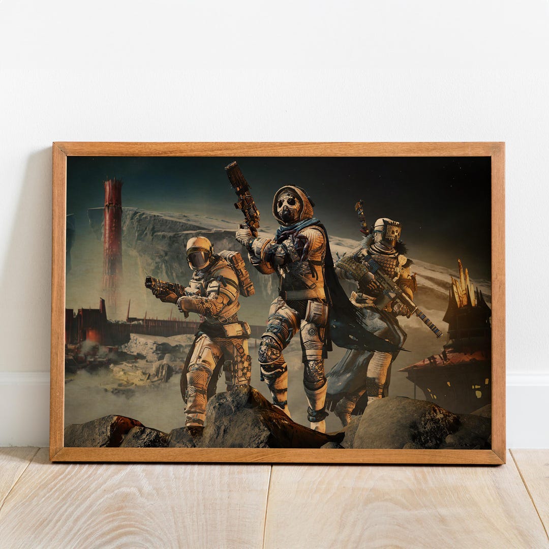 Destiny Poster, Wall Art, Retro Print, Kraft Paper Prints, Home Decor ...