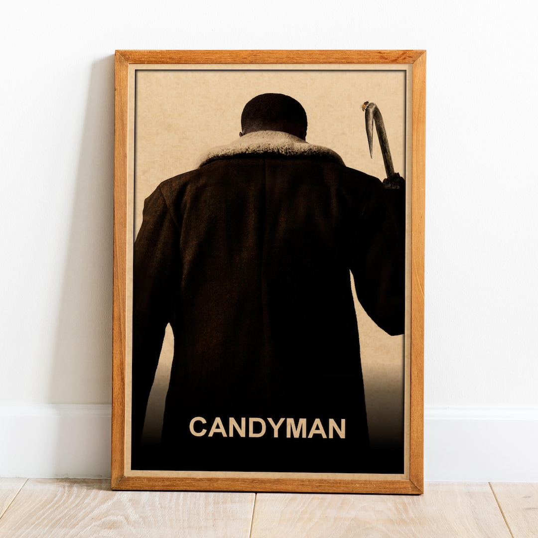 Candyman Poster, Wall Art, Retro Print, Kraft Paper Prints, Home Decor ...