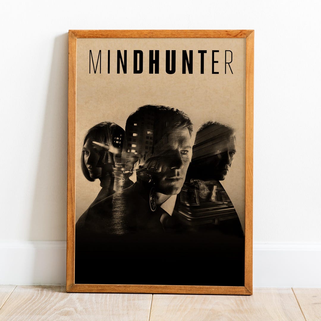 Mindhunter Poster, Wall Art, Retro Print, Kraft Paper Prints, Home ...