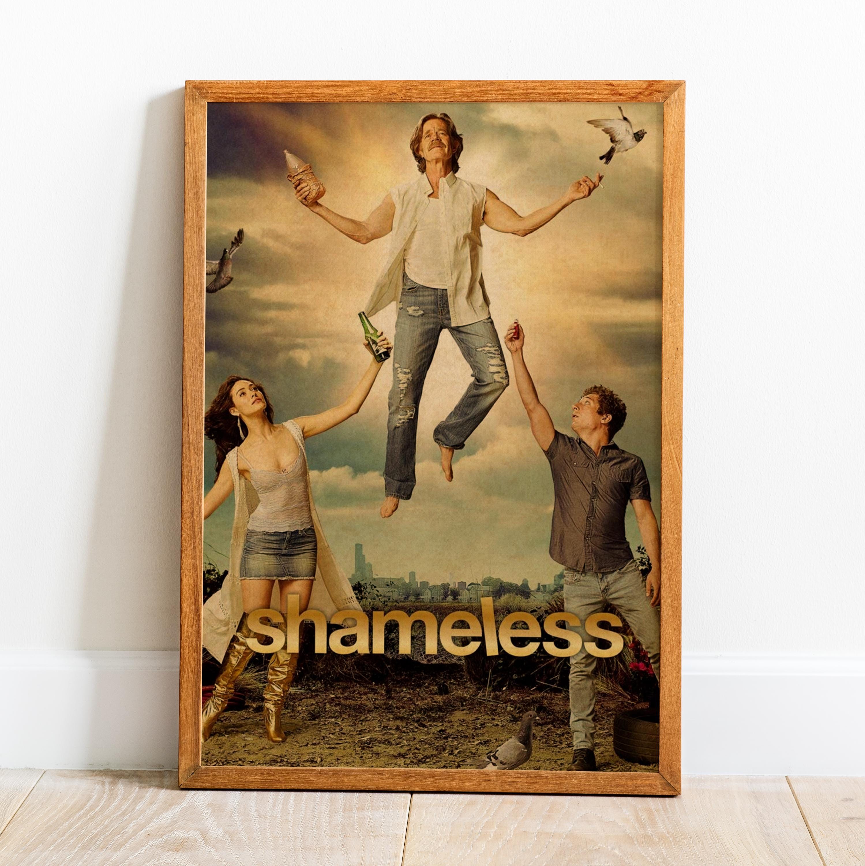 Shameless Poster, Wall Art, Retro Print, Kraft Paper Prints, Home Decor ...