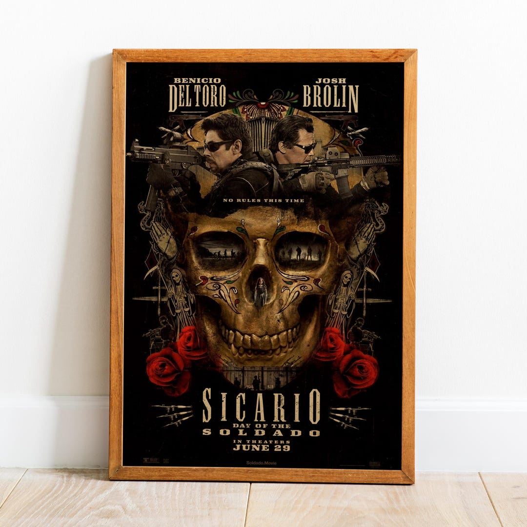 Sicario Poster, Wall Art, Retro Print, Kraft Paper Prints, Home Decor ...