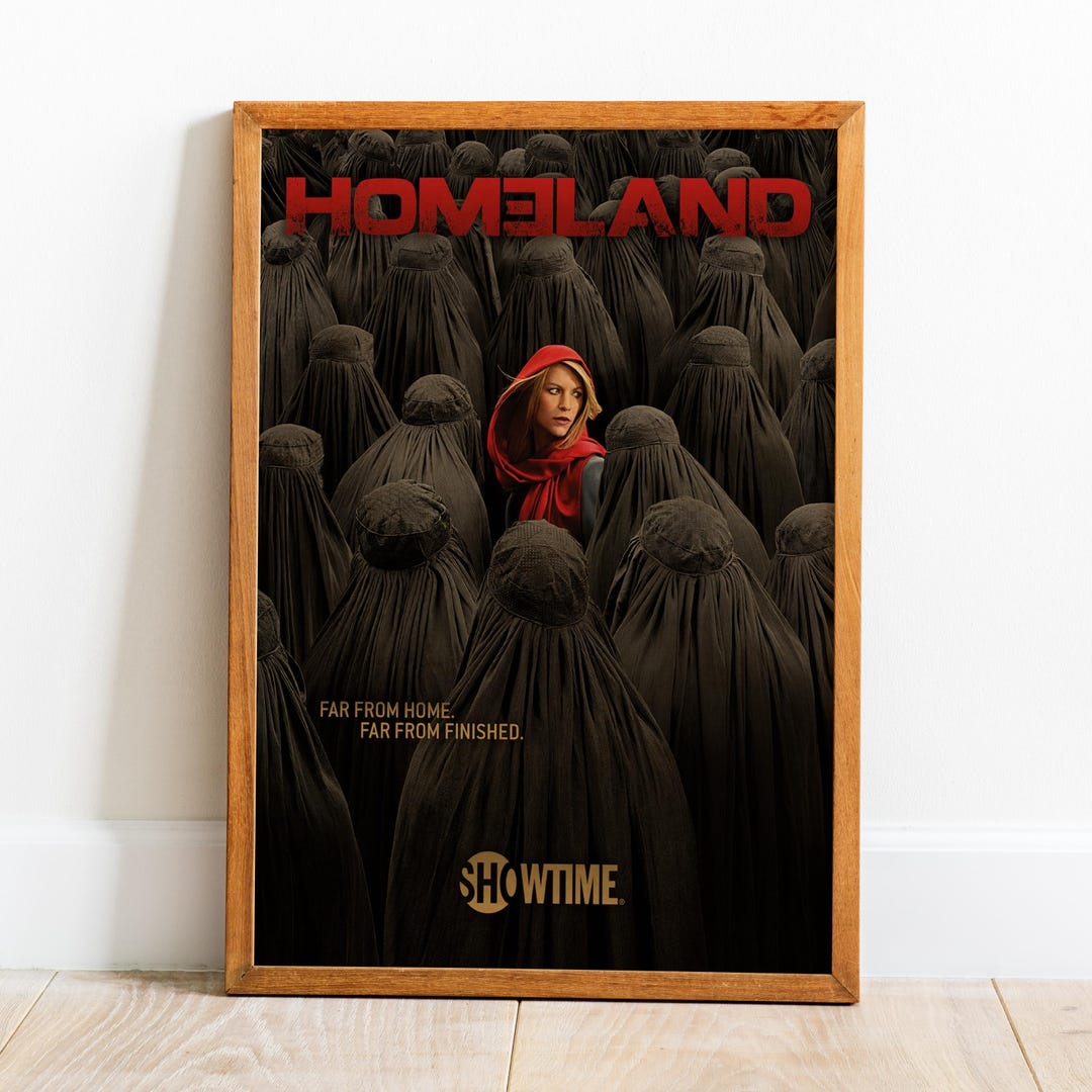 Homeland Poster, Retro Print, Wall Art, Kraft Paper Print, Home Decor ...