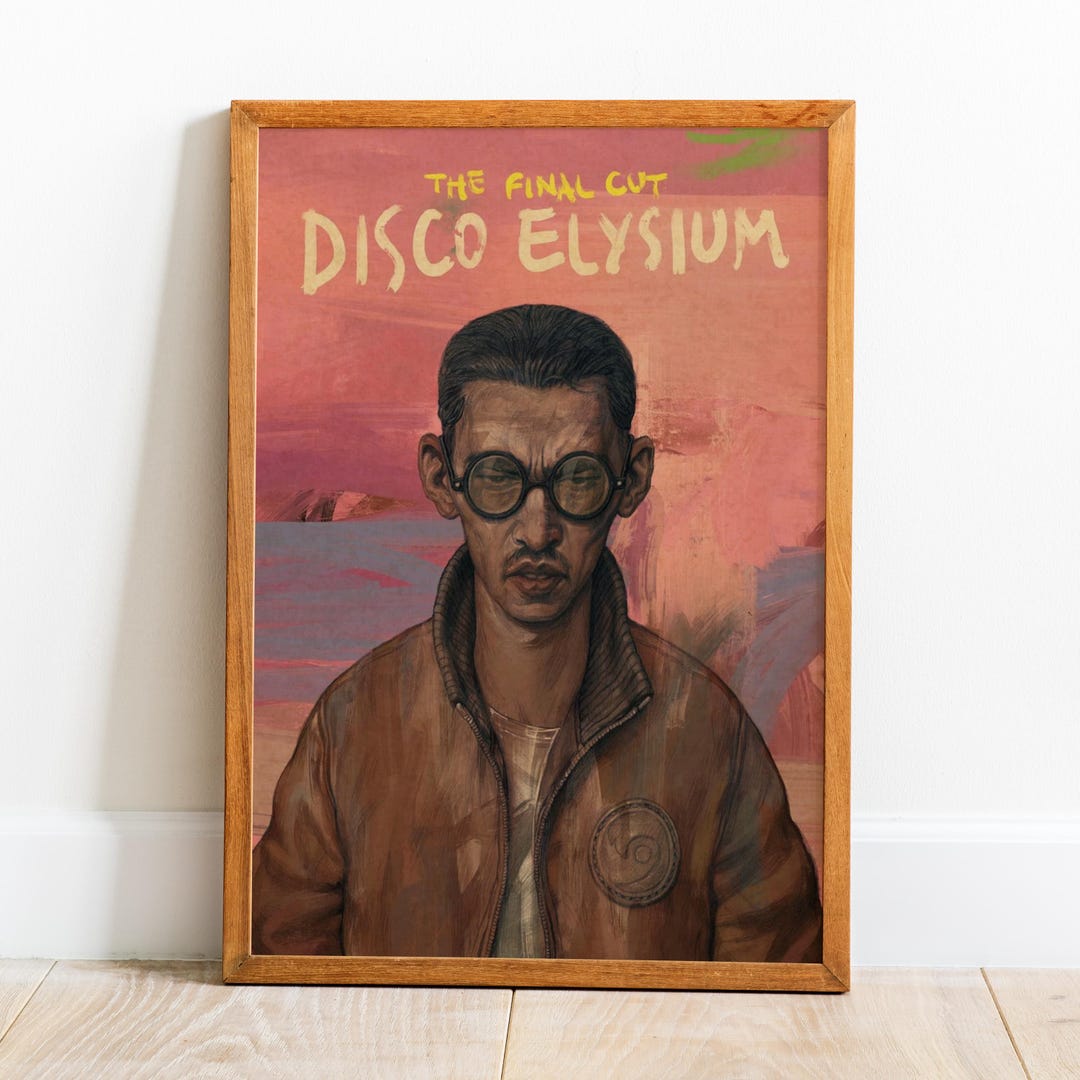Disco Elysium Poster, Wall Art, Retro Print, Kraft Paper Prints, Home ...
