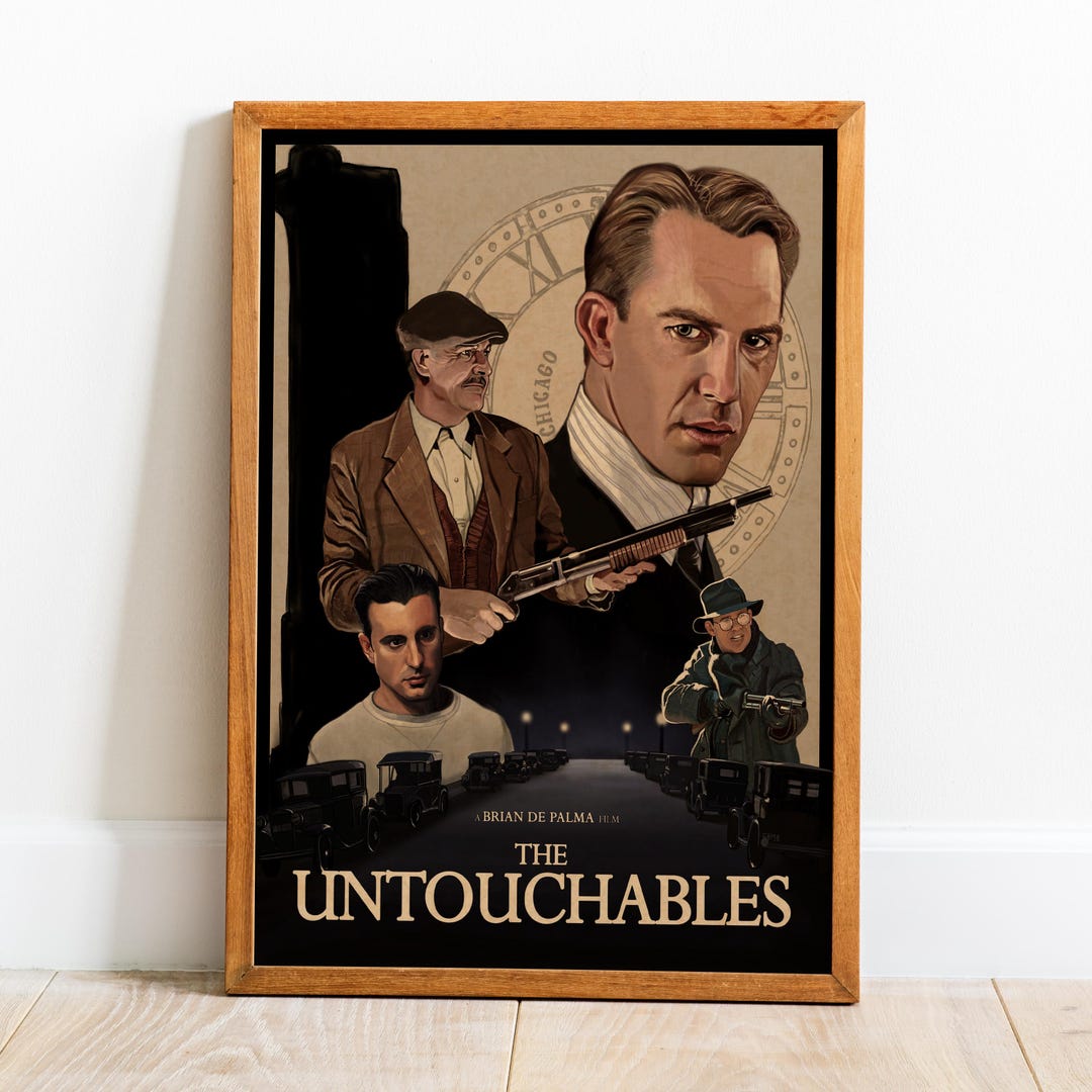 The Untouchables Poster , Wall Art, Retro Print, Kraft Paper Prints ...