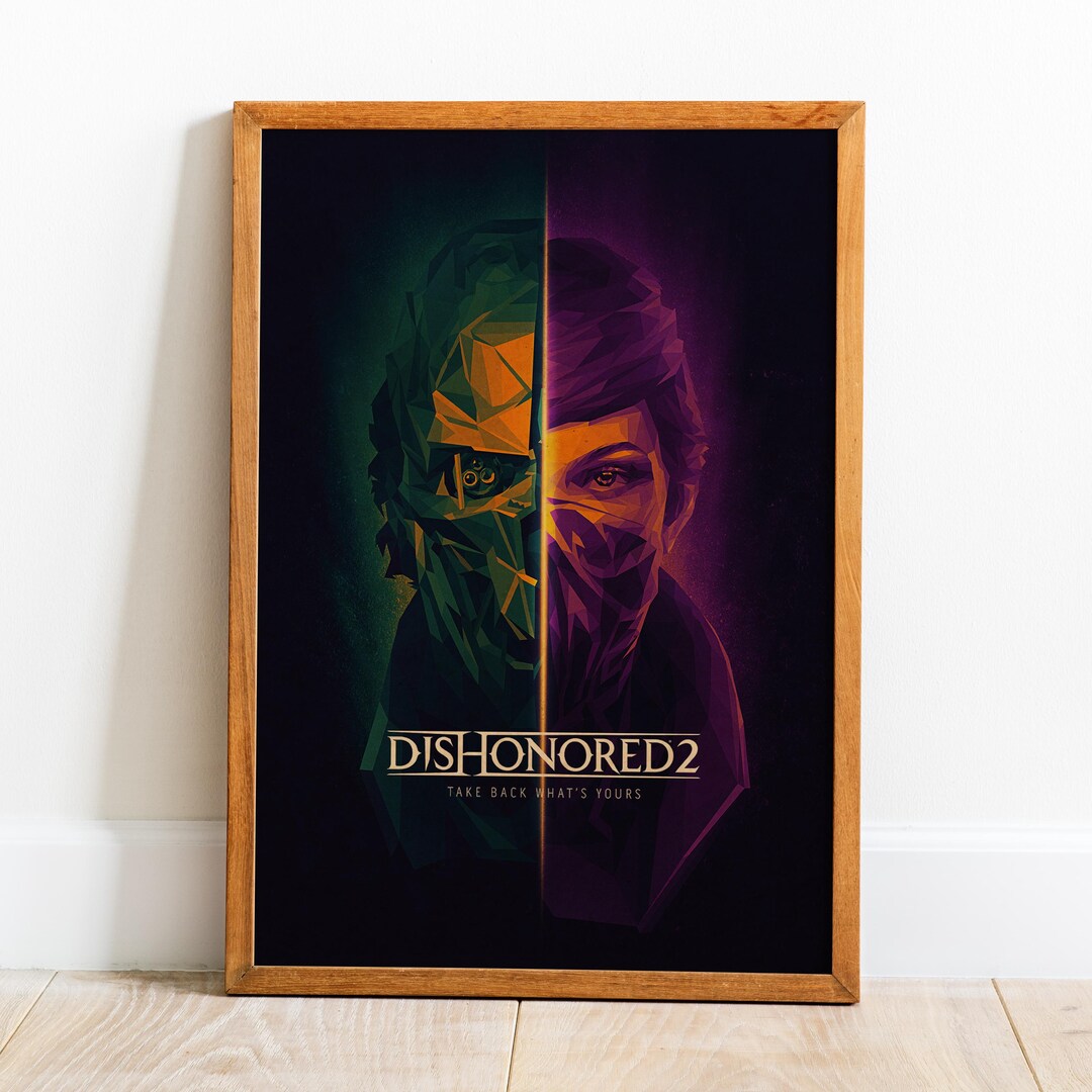 Dishonored Poster, Retro Print, Wall Art, Kraft Paper Print, Home Decor ...