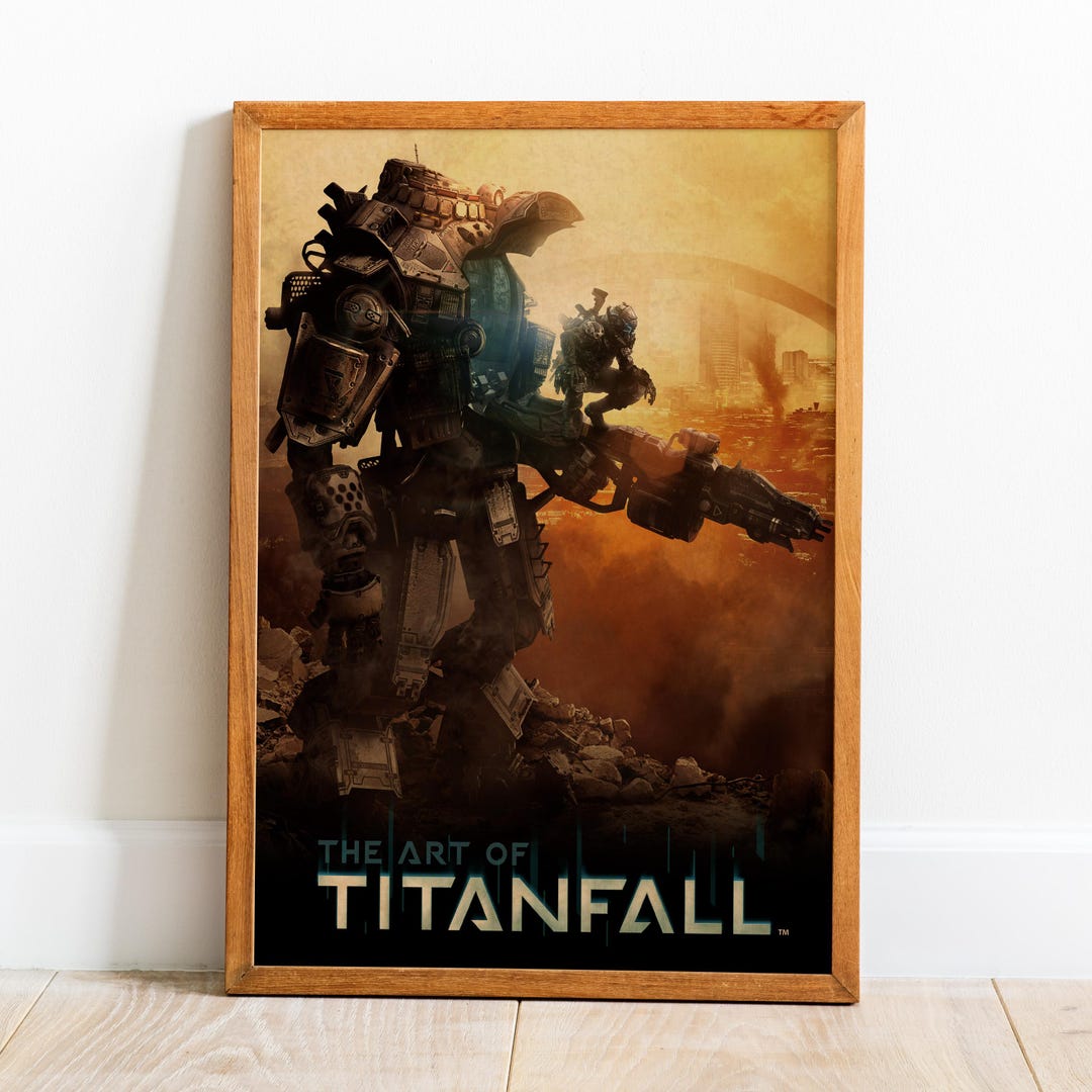 Titanfall Poster, Wall Art, Retro Print, Kraft Paper Prints, Home Decor ...