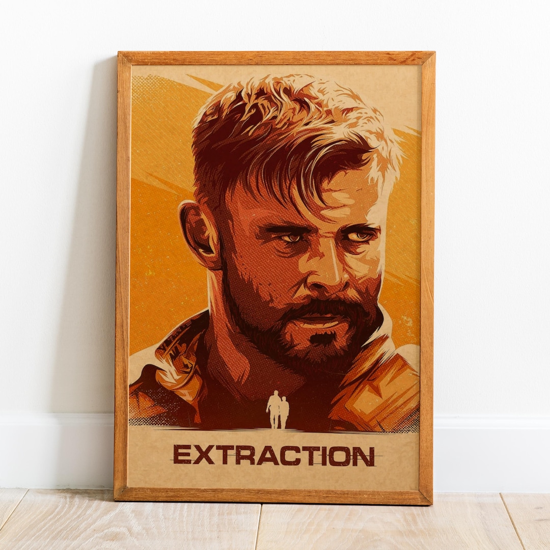 Extraction Poster, Wall Art, Retro Print, Kraft Paper Prints, Home ...