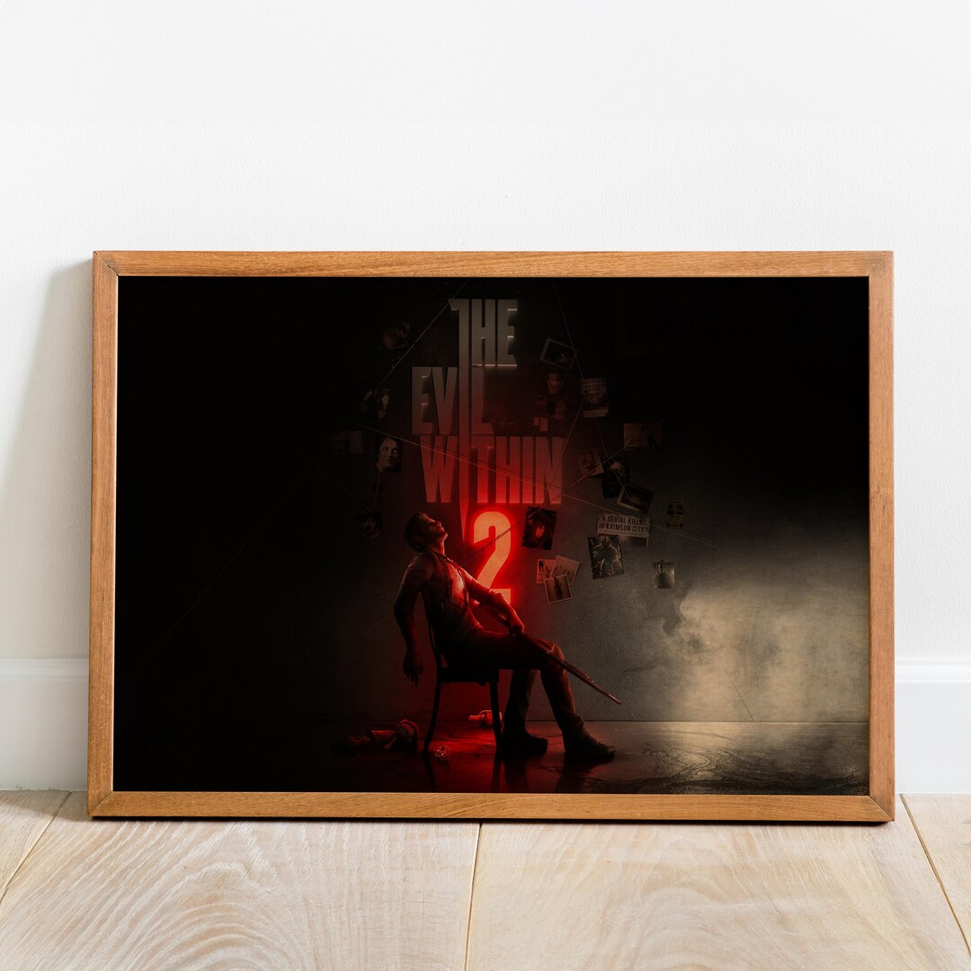 The Evil Within 2 Poster, Wall Art, Retro Print, Kraft Paper Prints ...