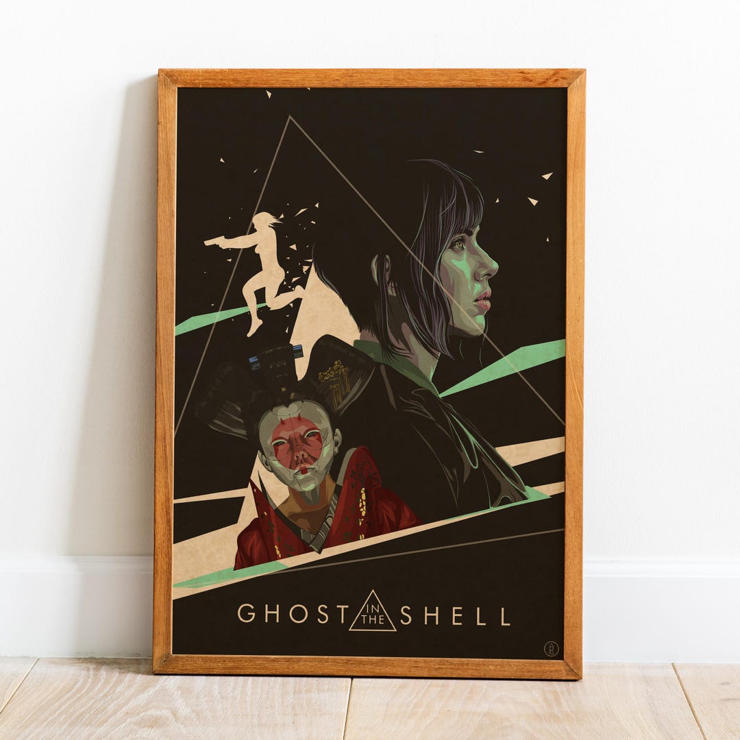 Ghost in the Shell Poster | Movie Wall Art | Wall Decor | Kraft Paper ...