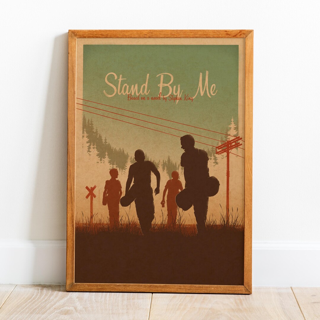 Stand by Me Poster, Retro Print, Wall Art, Kraft Paper Print, Home ...
