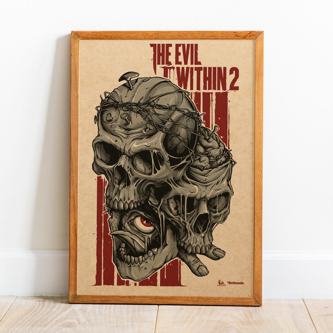The Evil Within 2 Poster, Wall Art, Retro Print, Kraft Paper Prints ...