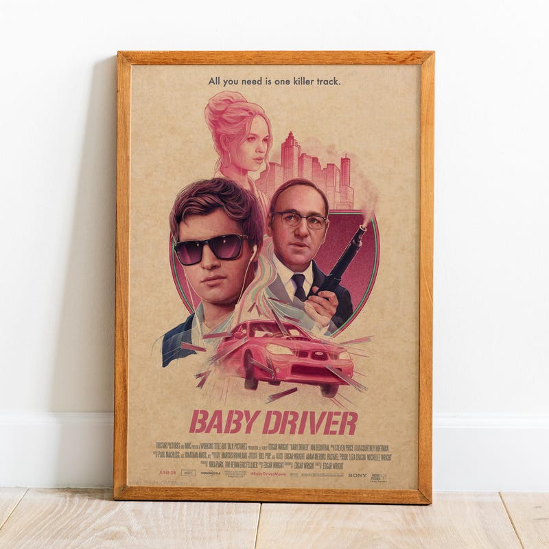Baby Driver Poster - Etsy