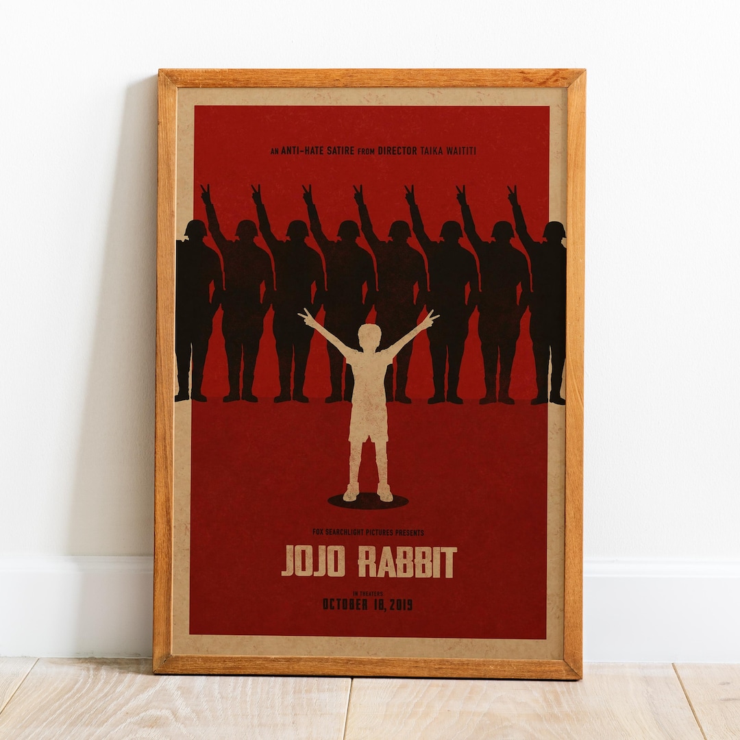 Jojo Rabbit Poster, Retro Print, Wall Art, Kraft Paper Print, Home ...