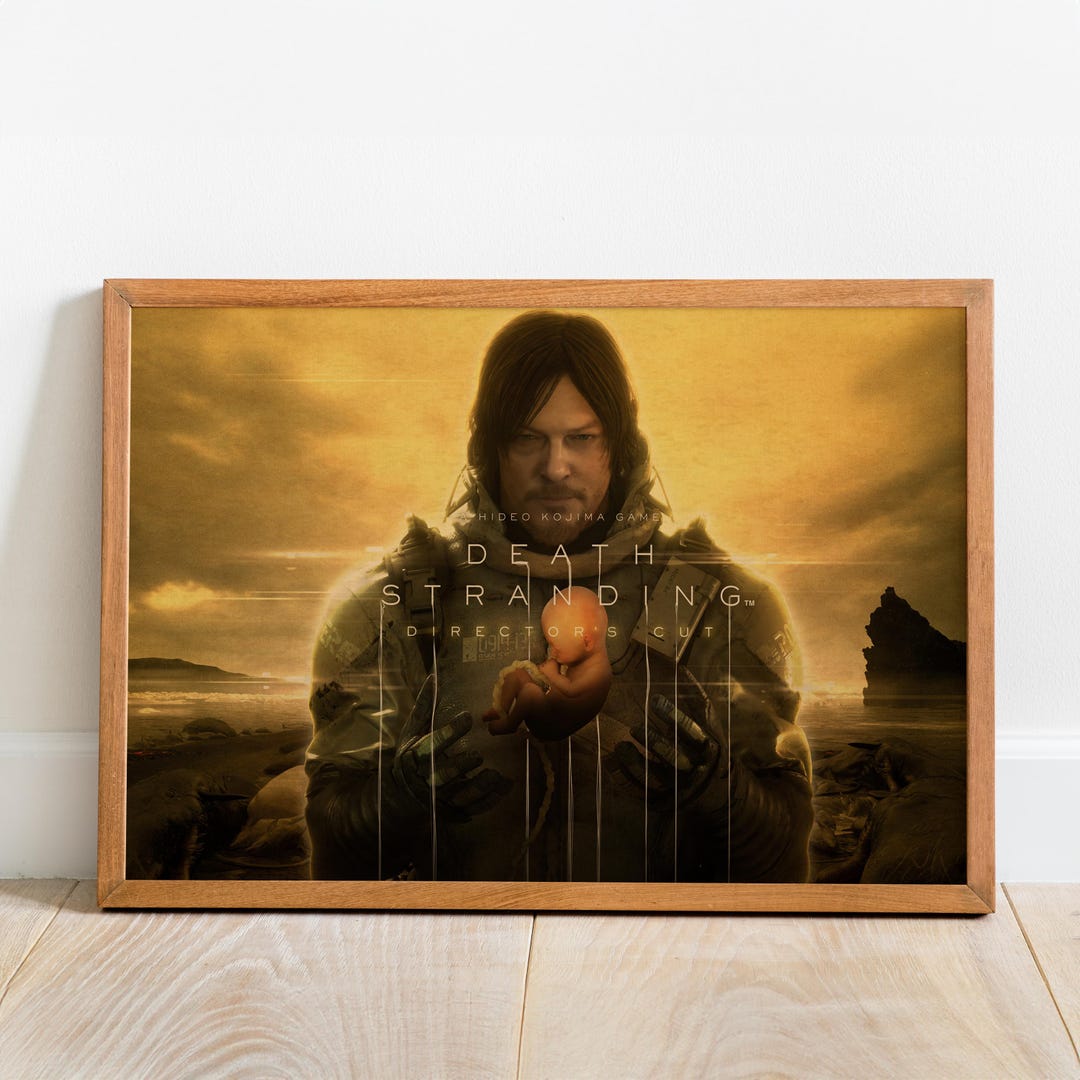 Death Stranding Poster, Retro Print, Wall Art, Kraft Paper Print, Home ...