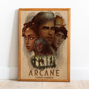 Arcane 2 Poster, Retro Print, Wall Art, Kraft Paper Print, Home Decor ...