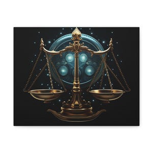 Your Libra Spirit! Introducing Our Libra Star Sign Inspired Canvas ...