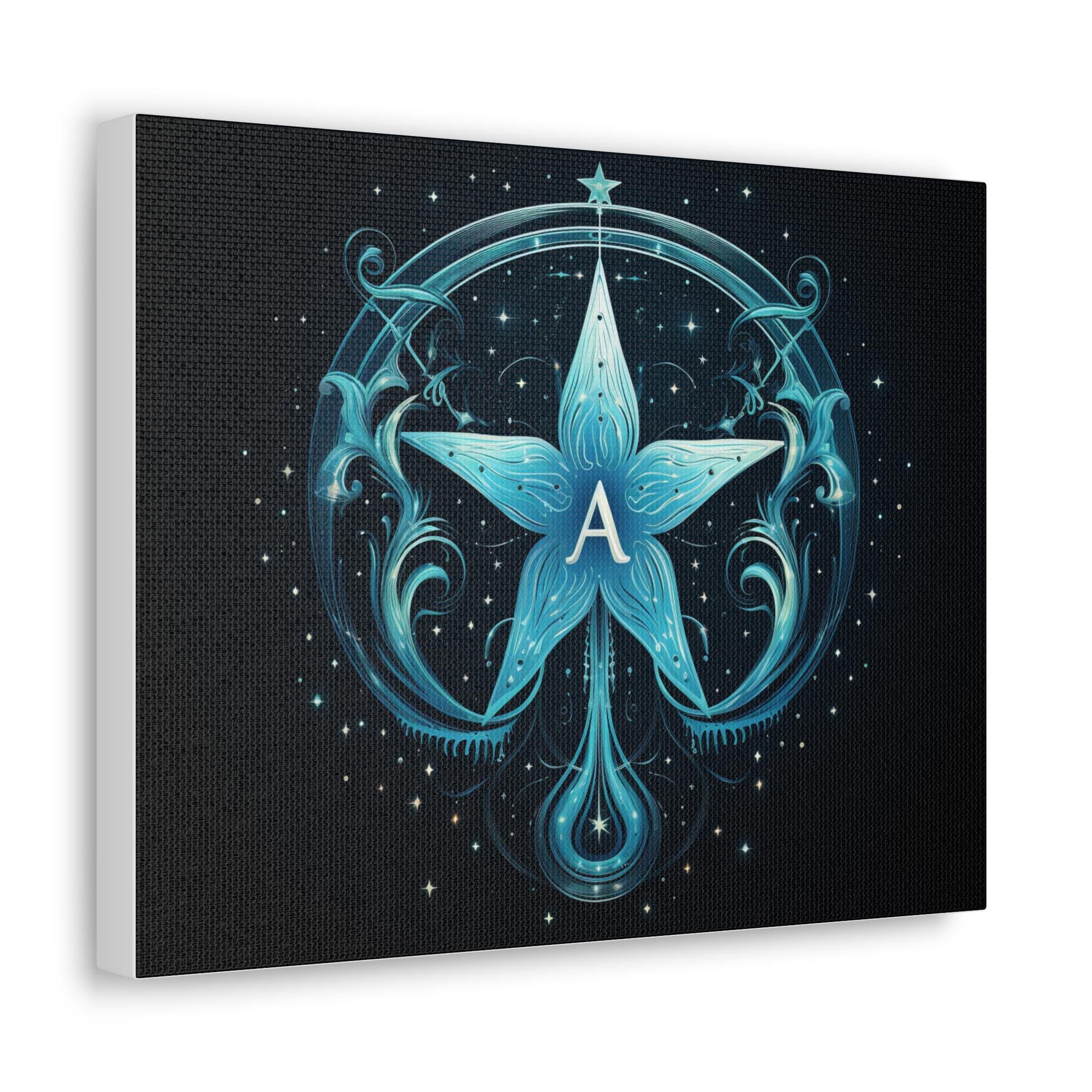 Introducing Our Aquarius Star Sign Inspired Canvas Gallery Wraps on Etsy! - Etsy