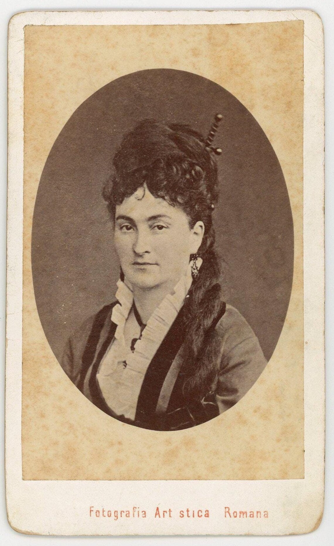 Matrona Romana Fotografia Antica Originale Cdv - Etsy