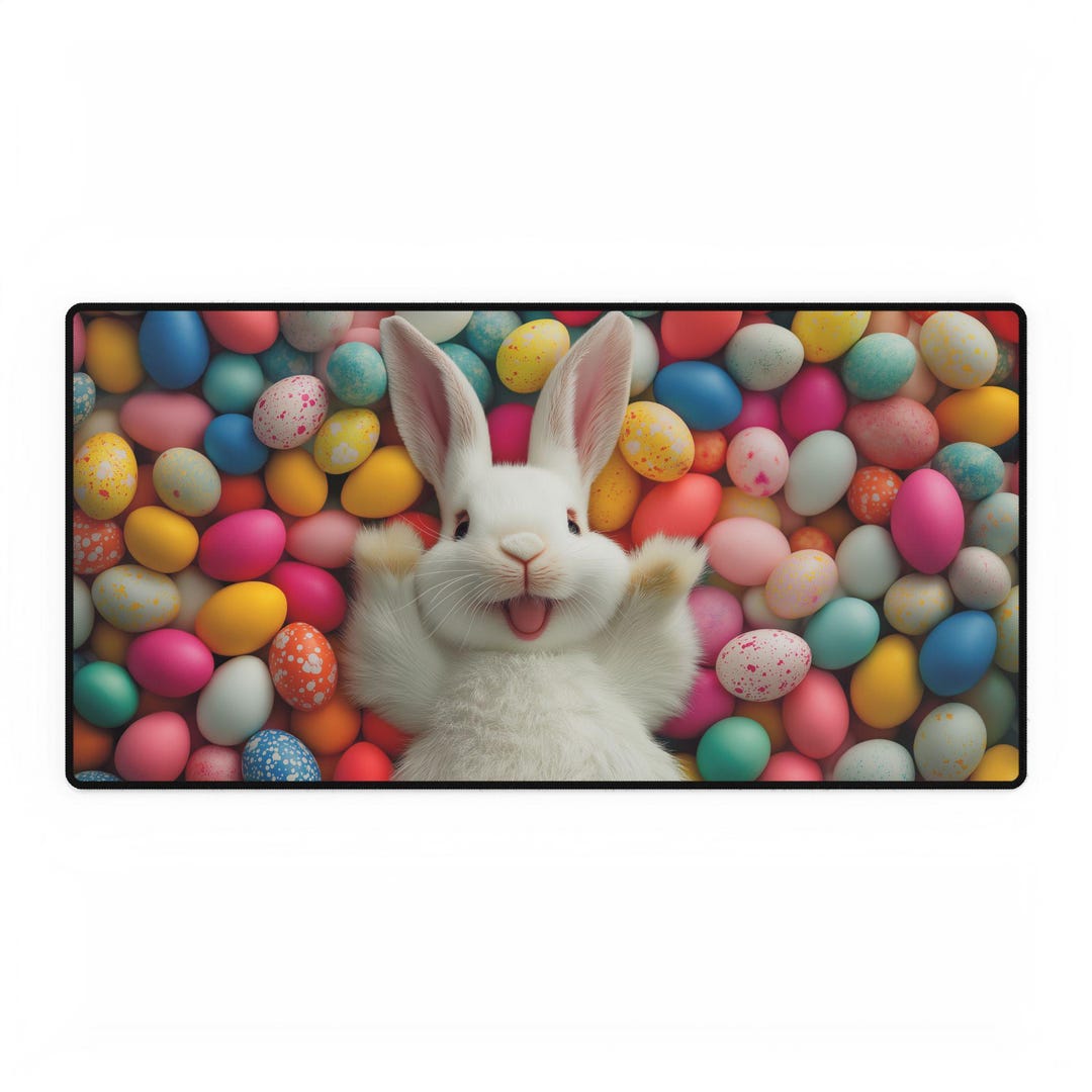 Easter Bunny Decor Desk Mats - Etsy