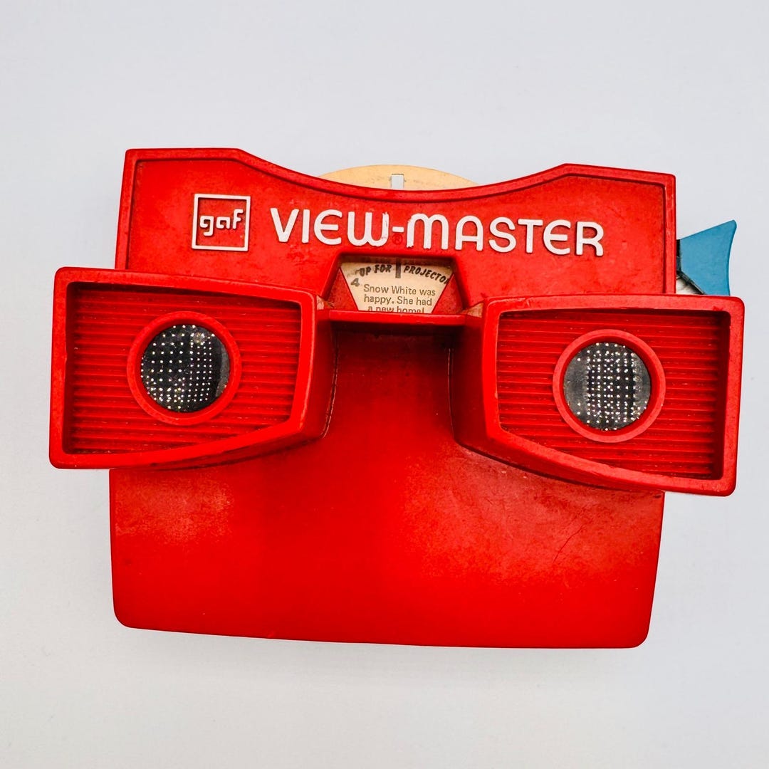 Vintage GAF View Master Viewer Snow White 1970 3D Projector Retro ...