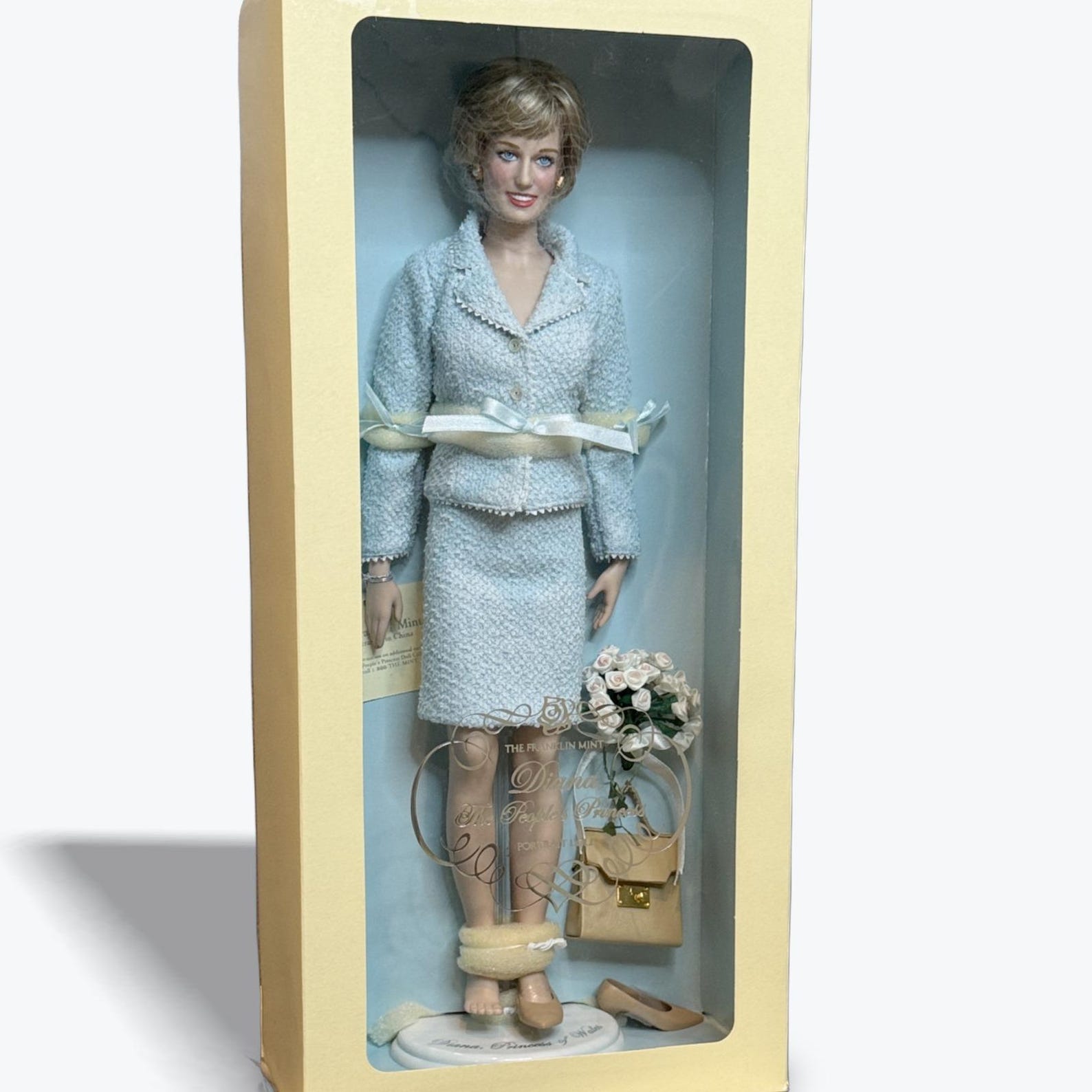 Franklin Mint Diana Princess of Wales People's Princess Portrait Doll ...