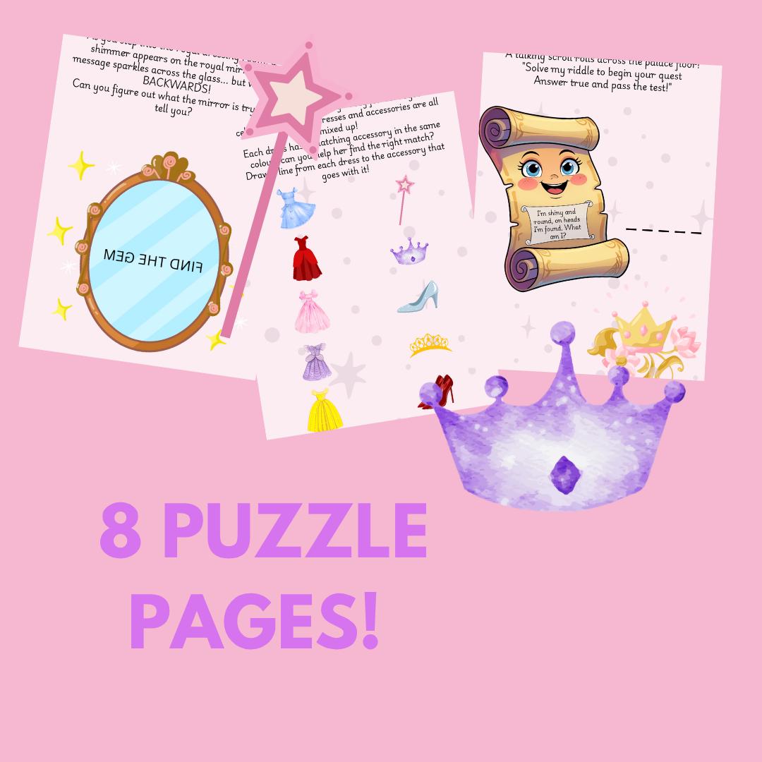 Princess Escape Room: Kids Printable Puzzle Game (instant Download, PDF ...
