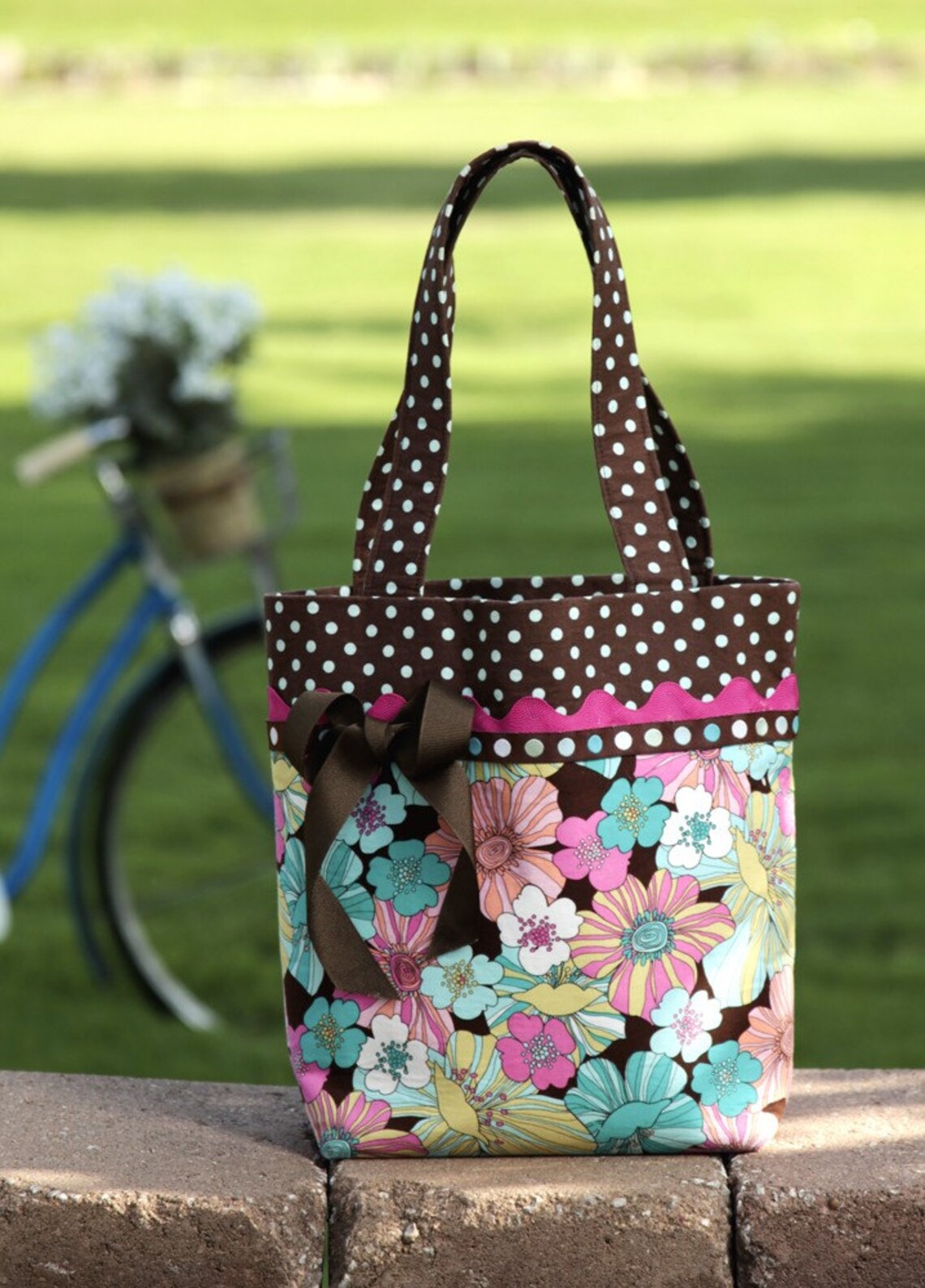 Digital Download Tote Bag Pattern the Provence Tote Bag Purse DIY ...