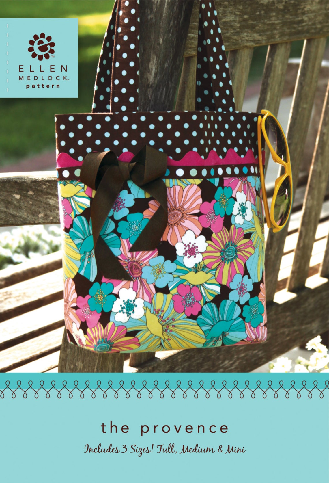 Digital Download Tote Bag Pattern the Provence Tote Bag Purse DIY ...