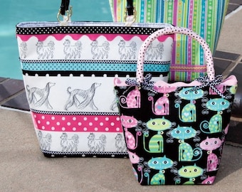 Digital Download Bag Pattern Reversible Tote Bag Purse DIY - Etsy