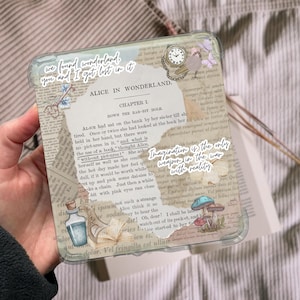 Alice in Wonderland Kobo Insert for Clear Case, PRINTABLE, Kobo Libra ...