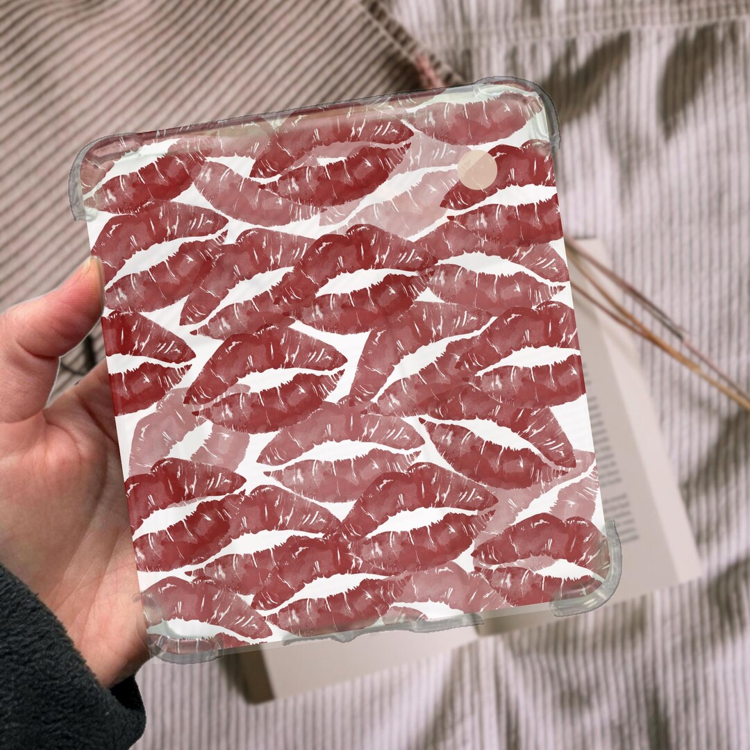 Valentines Day Kobo Insert for Clear Case, Printable, Kisses, Lipstick ...