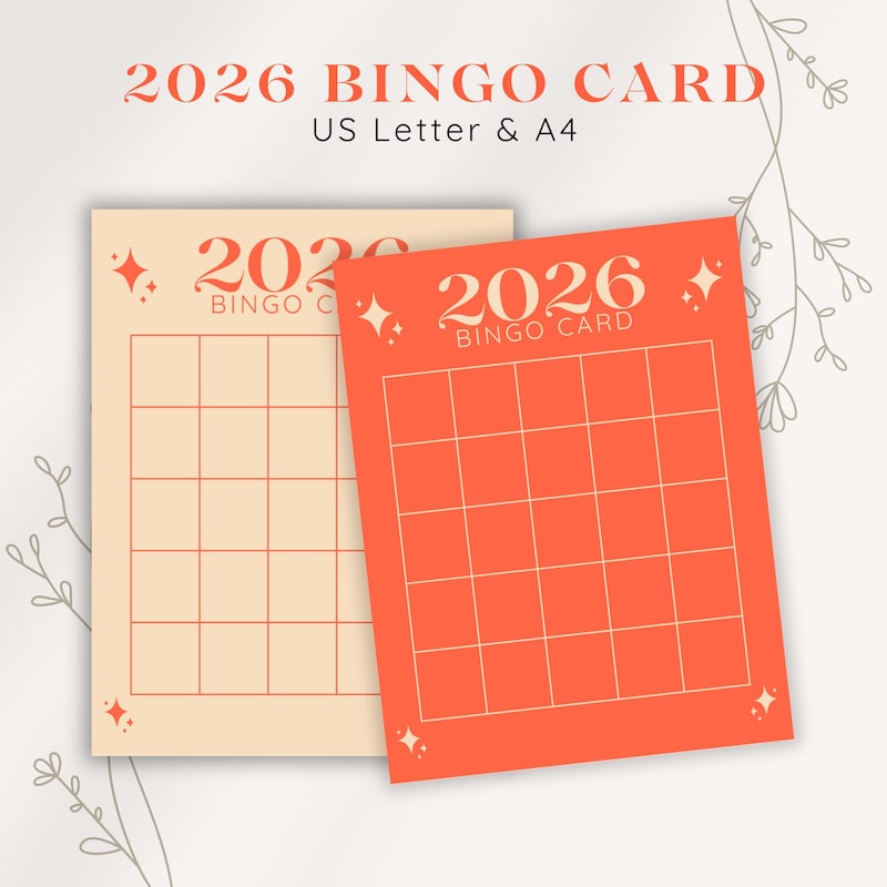 2026 Bingo Glow Up - Etsy