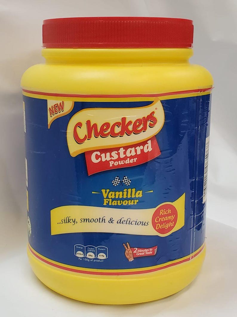Checkers Custard Vanilla Flavor 2kg - Etsy