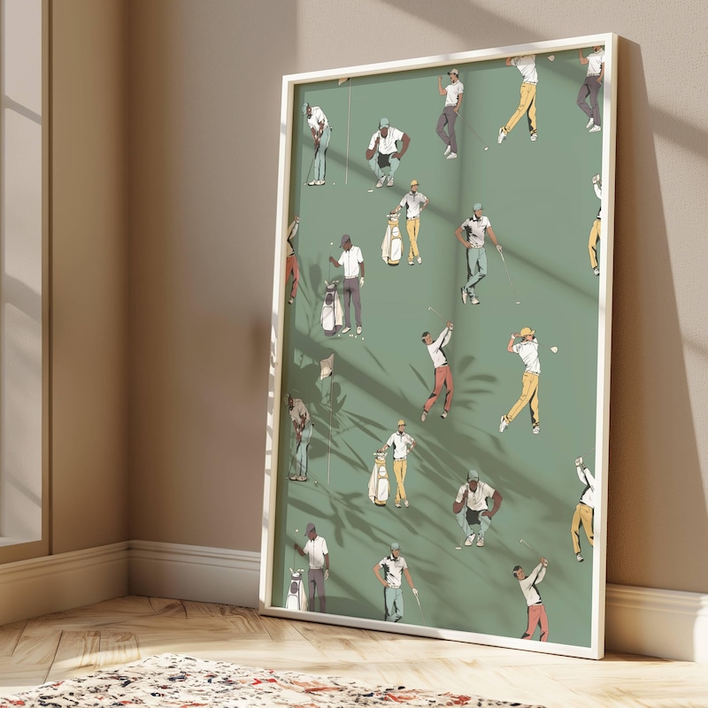 Golf Print - Etsy