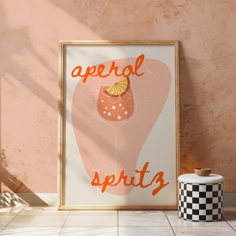 Aperol Spritz Print, Aperol Spritz, Aperol, Aperol Print, Aperol Spritz ...