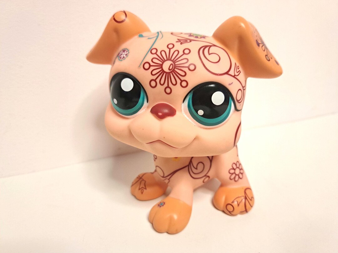 Jumbo LPS Dog Puppy Boxer Littlest Pet Shop Decorated Original - Etsy