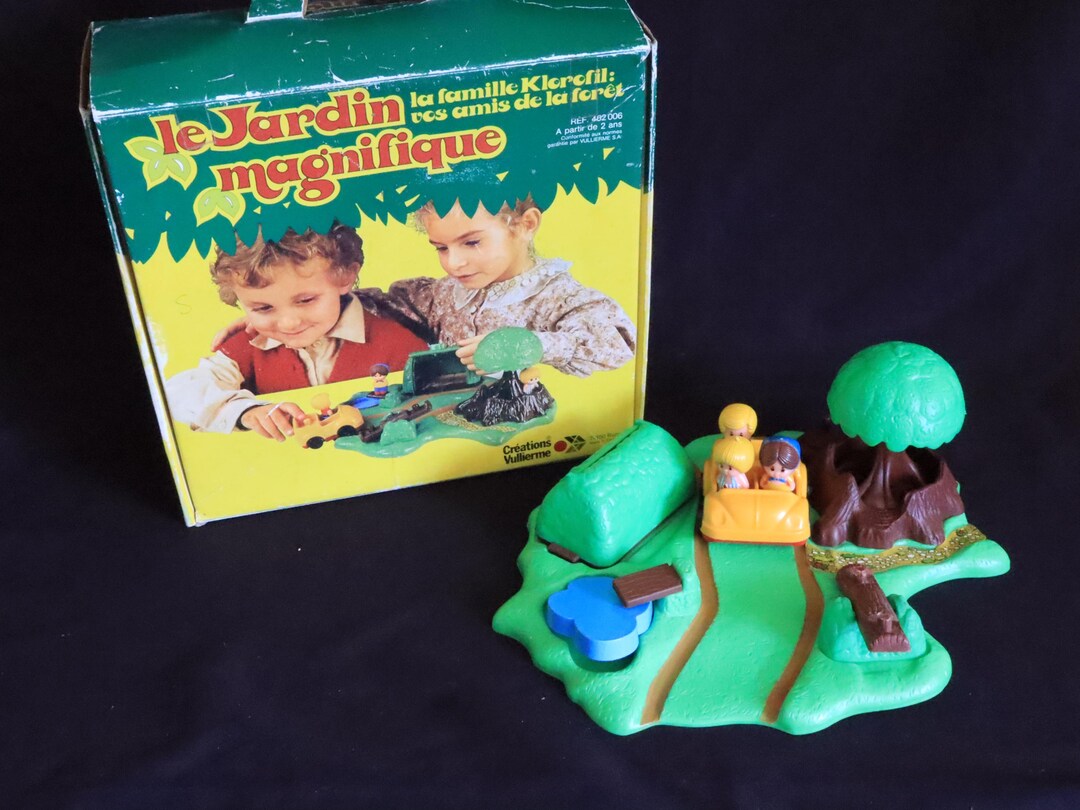 Tree Tots Family, Treehouse Playground. COMPLETE Clipper, Kenner 1976 ...