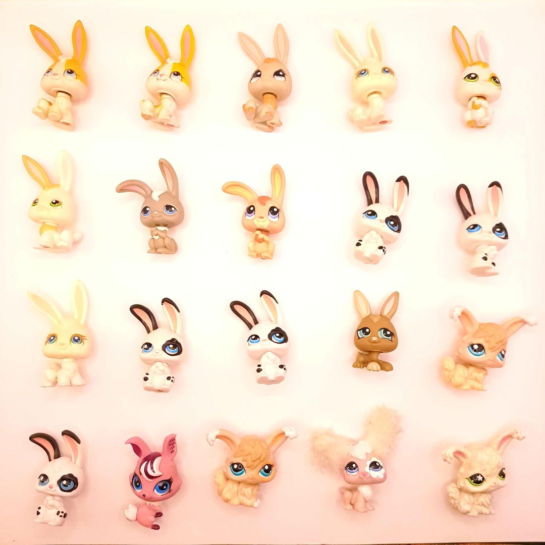 LPS Rabbit, Hare, Bunny, Different Types and Colors, Littlest Pet Shop ...