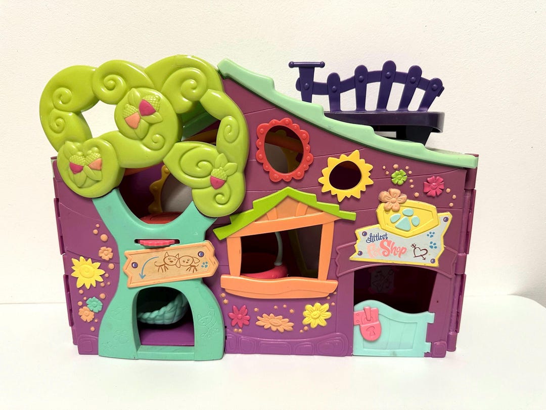 Lps Littlest Pet Shop Original , Clubhouse, Tree House, Big House ...