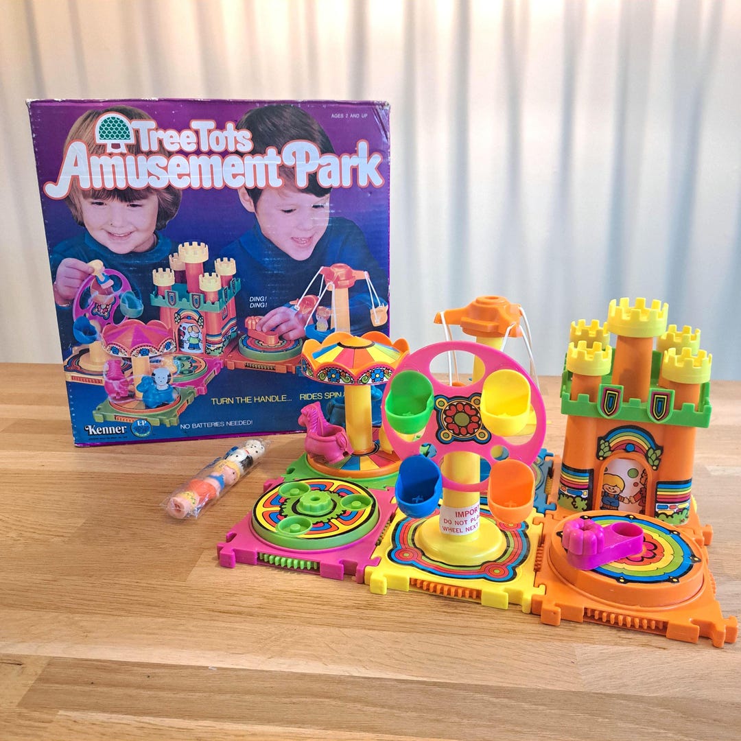 Tree Tots Family, Amusement Park COMPLETE Clipper, Kenner 1976, in Very ...