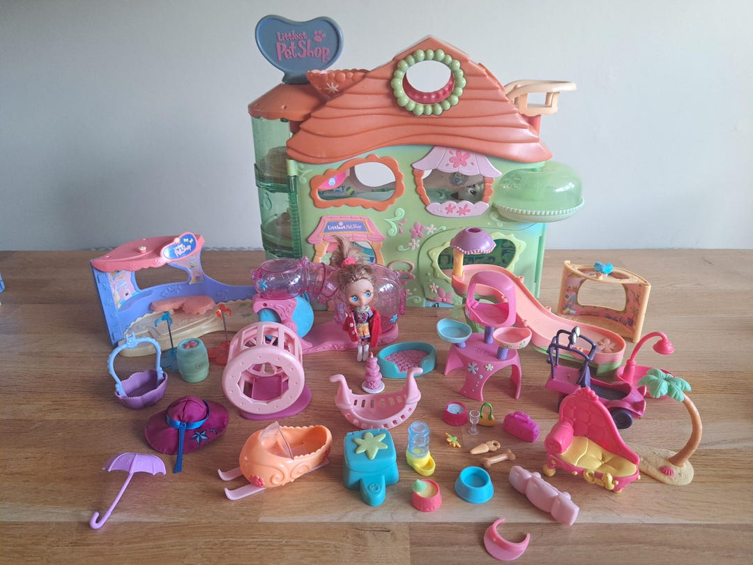 LPS Big House With Lots of Accessories Littlest Pet Shop House ...