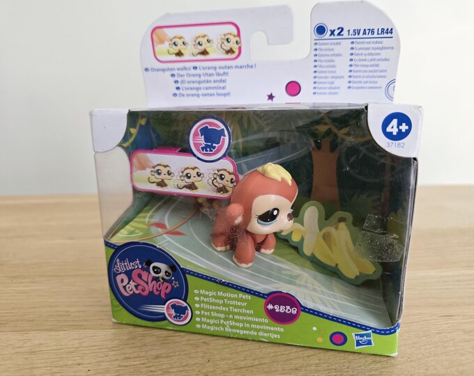 NIB LPS 2538 Magic Motion Pets Littlest Petshop Orangutan, Pets Monkey ...
