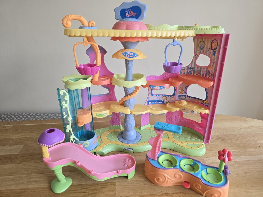 LPS Hotel, Littlest Pet Shop Swing Play Set House, With Accessories - Etsy