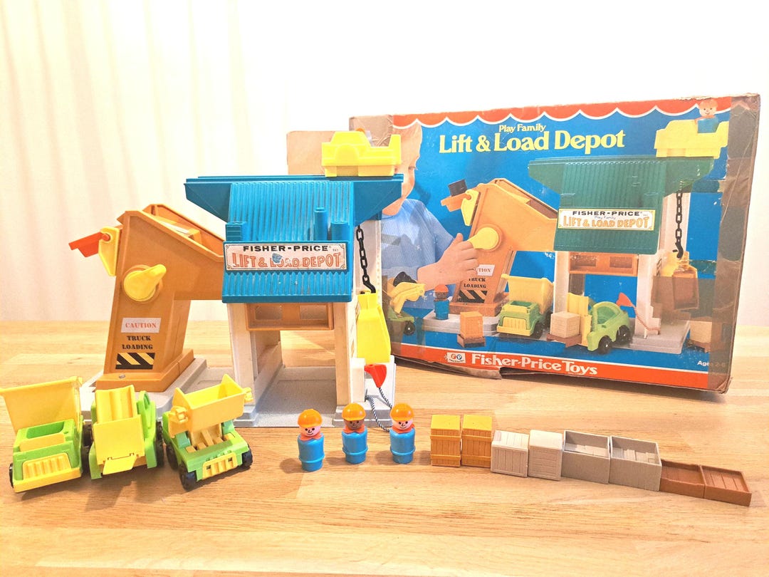 Lift and Load Depot Fisher Price Lift 'n Load Depot 1977, No.942 - Etsy