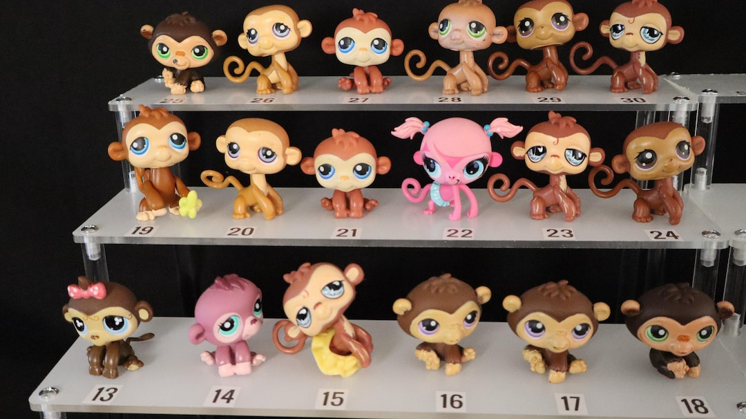 LPS Monkeys, Chimpanzee, Littlest Pet Shop Original Authentic Hasbro ...