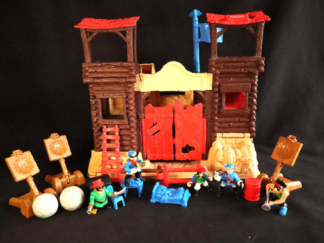 Great Adventures Fort Dakota, Wild West Town Bandit With Figures and ...